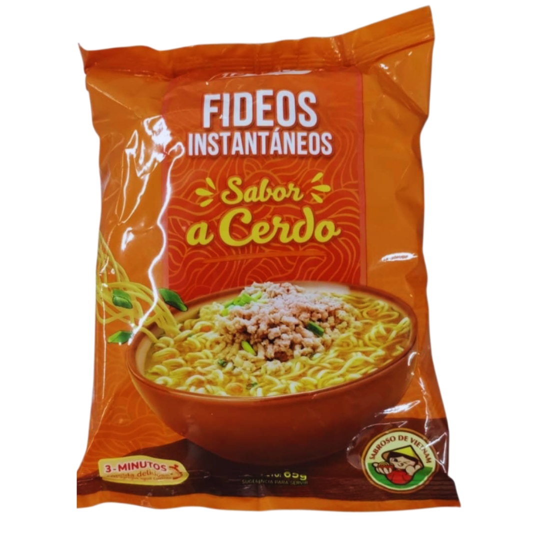 Fideos Instantáneos - Sabor a Cerdo (65g) - Don Valdes Enterprises LLC