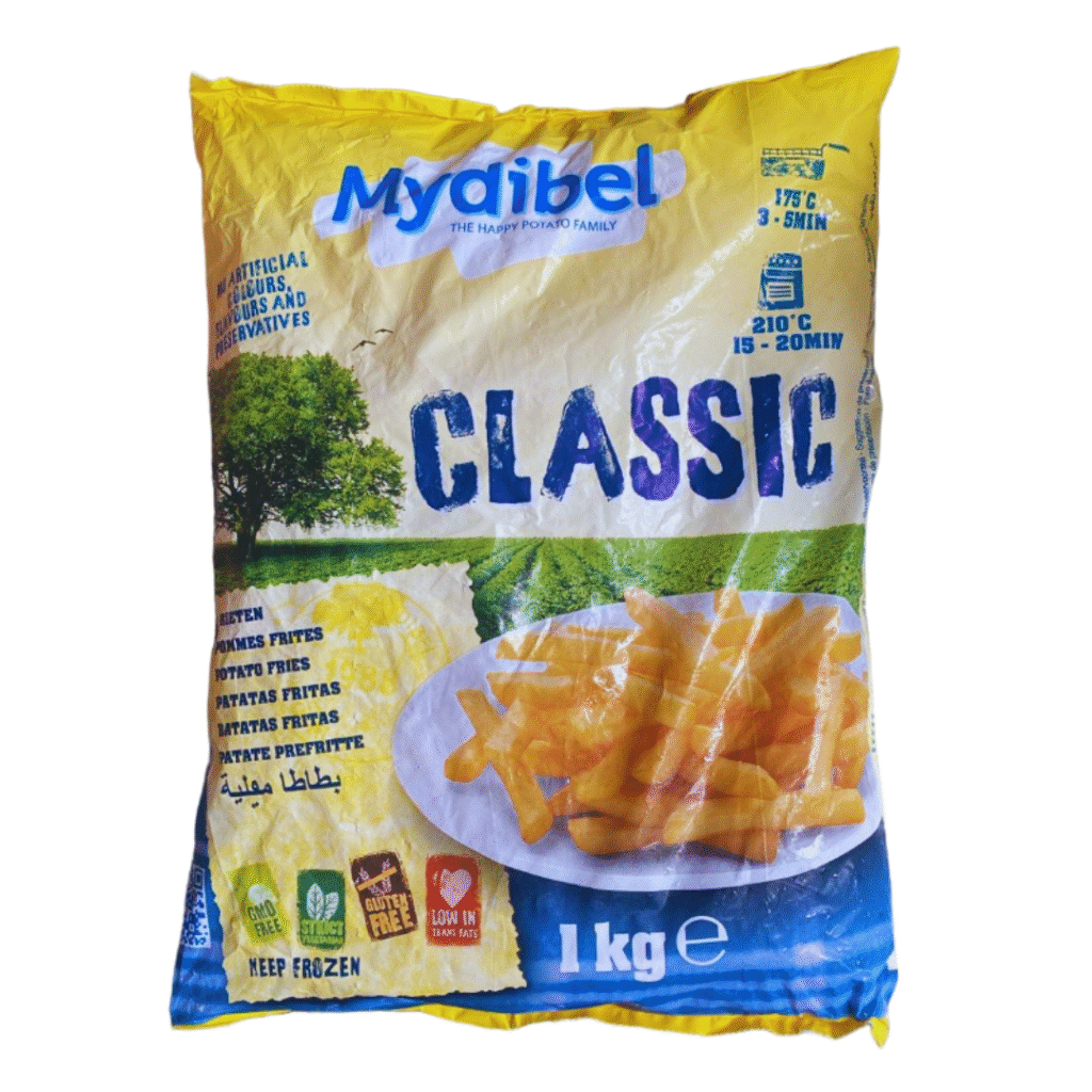 Papas Pre-Fritas - Mydibel Classic (1kg) - Don Valdes Enterprises LLC