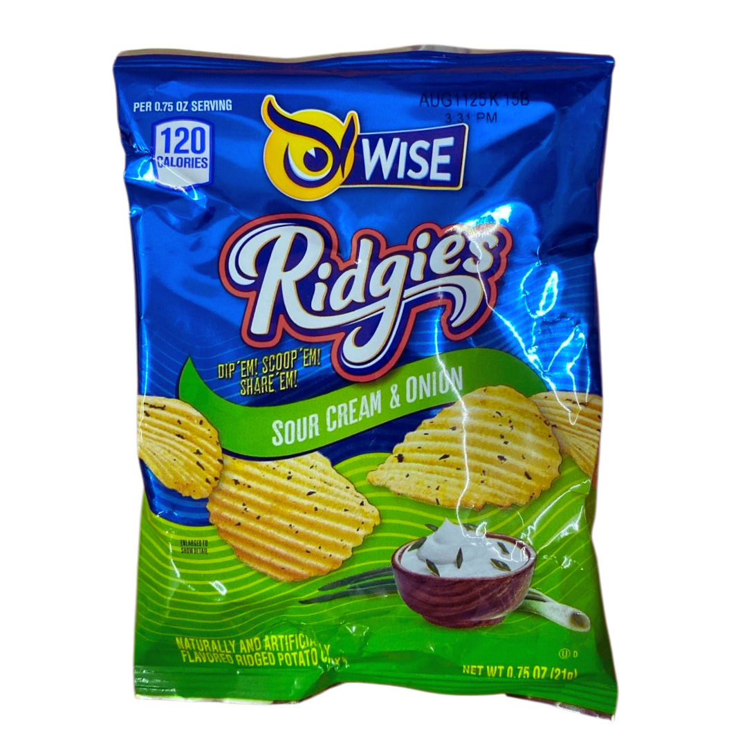 Papitas Ridgies - Wise (21g) - Don Valdes Enterprises LLC