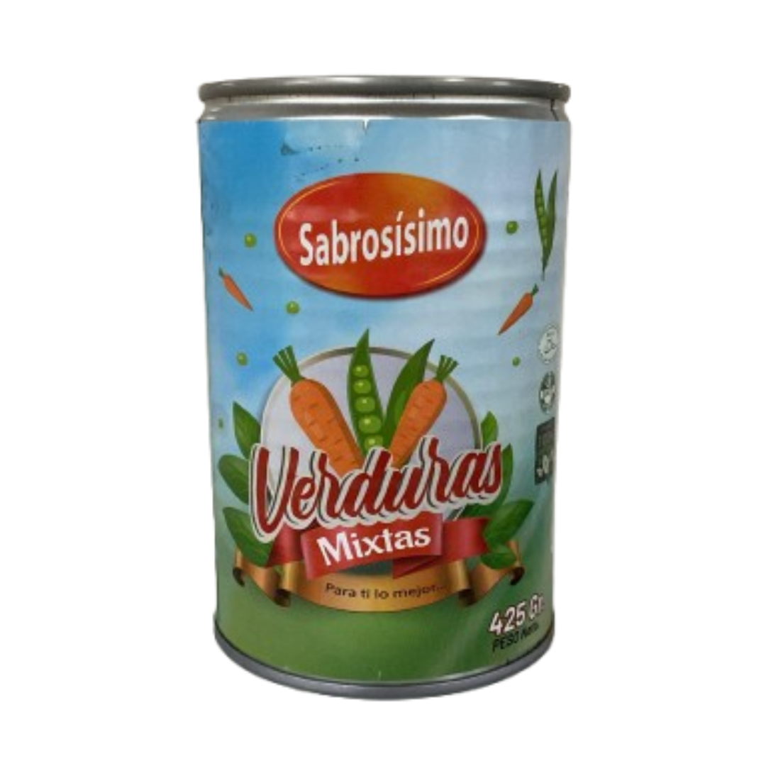 Verduras Mixtas - Sabrosísimo (425g) - Don Valdes Enterprises LLC