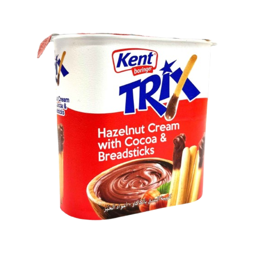 Crema de Avellanas con Cacao y Palitos de Pan - Trix (56g) - Don Valdes ...