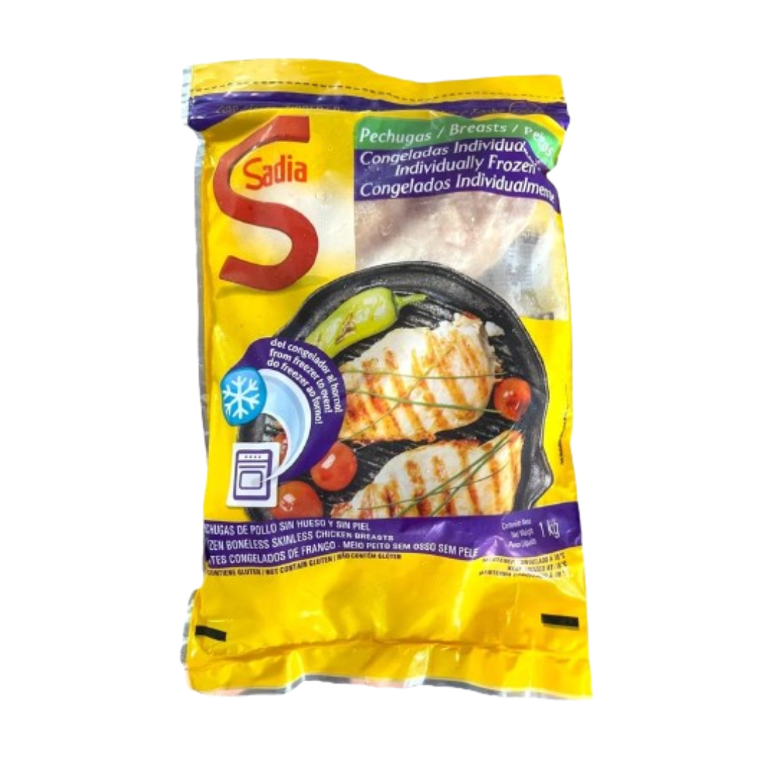 Pechuga de Pollo Sin Piel y Sin Hueso - Sadia (1kg) - Don Valdes ...