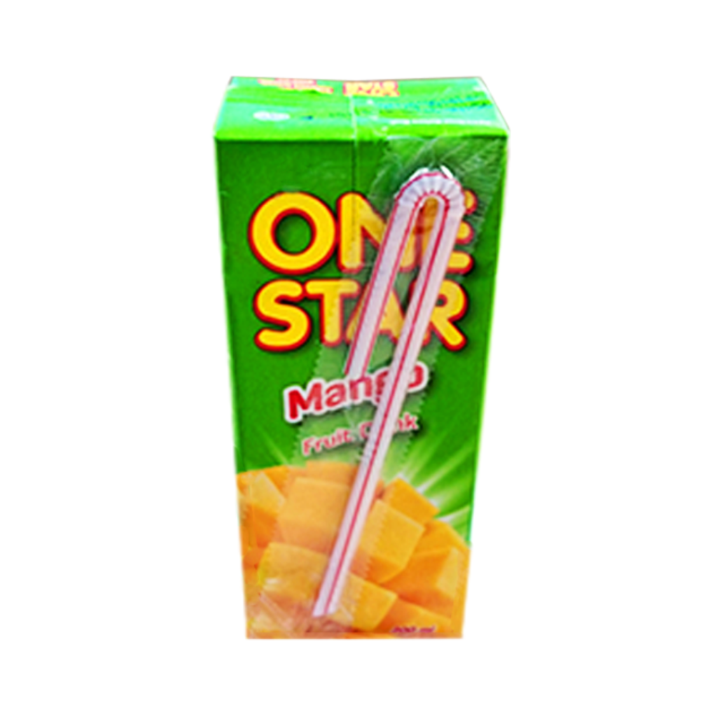 Caja de Jugo de Mango - One Star (27U x 200ml) - Don Valdes Enterprises LLC